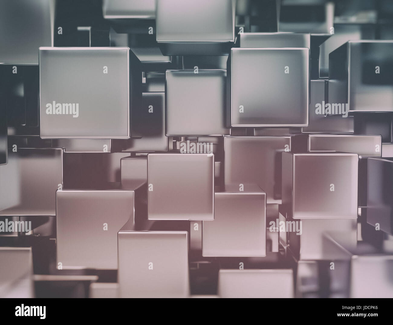 Metal cubes background abstract Stock Photo - Alamy