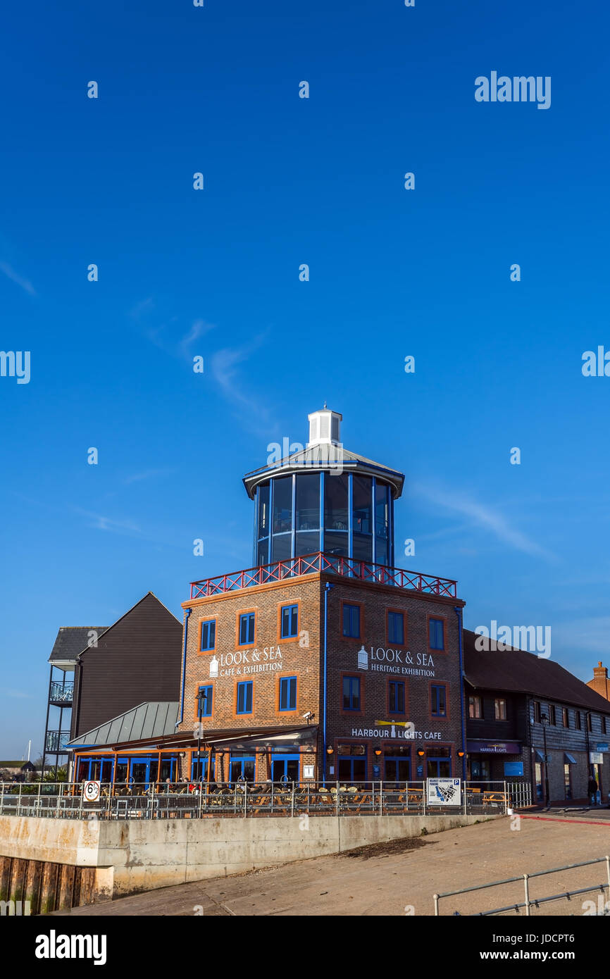 Look & Sea Cafe in Littlehampton Stock Photo - Alamy