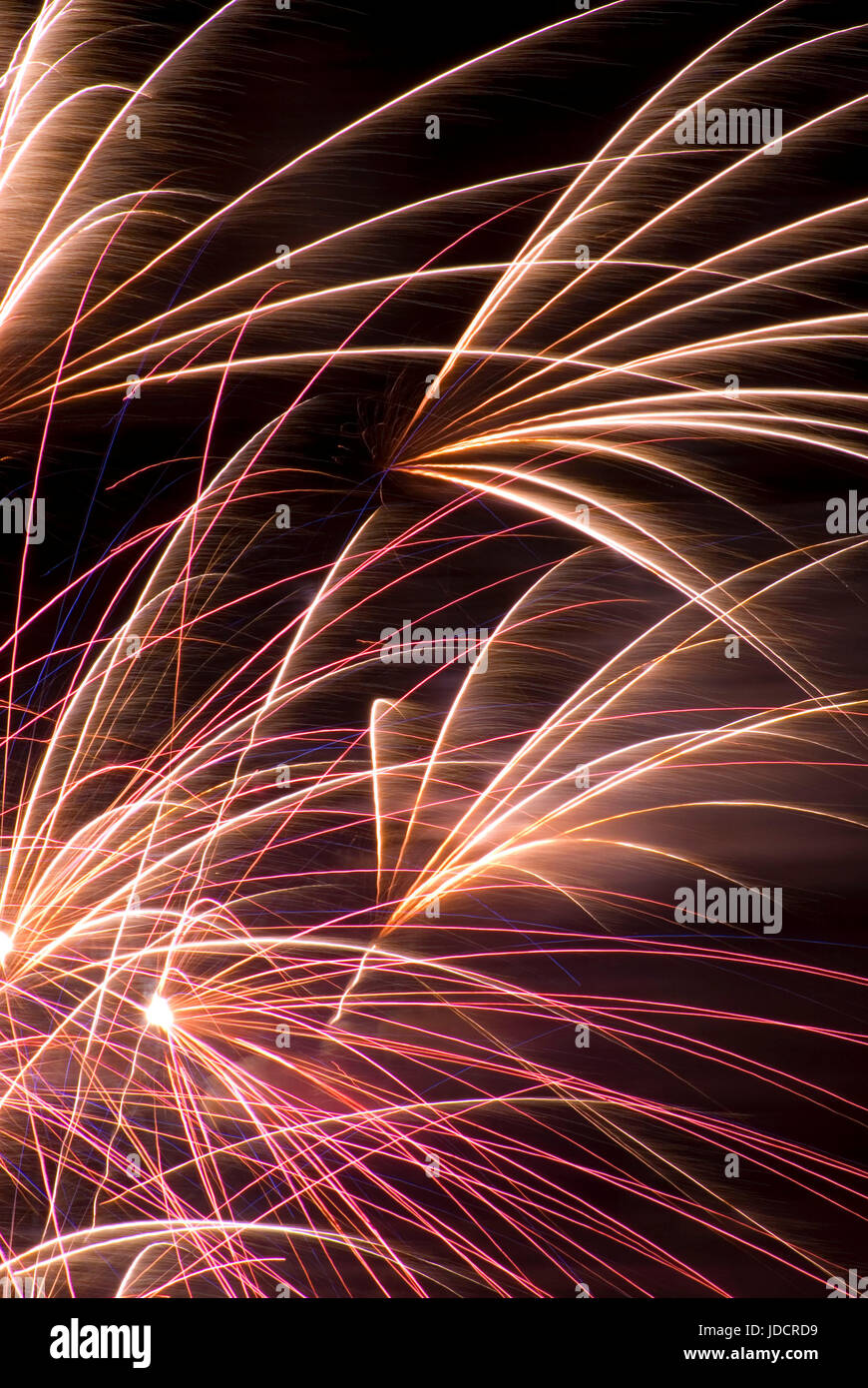 Pyrotechnics and an aerial display hi-res stock photography and images ...