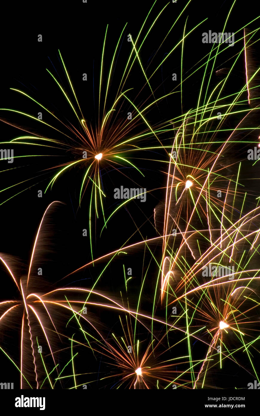 Pyrotechnics and an aerial display hi-res stock photography and images ...