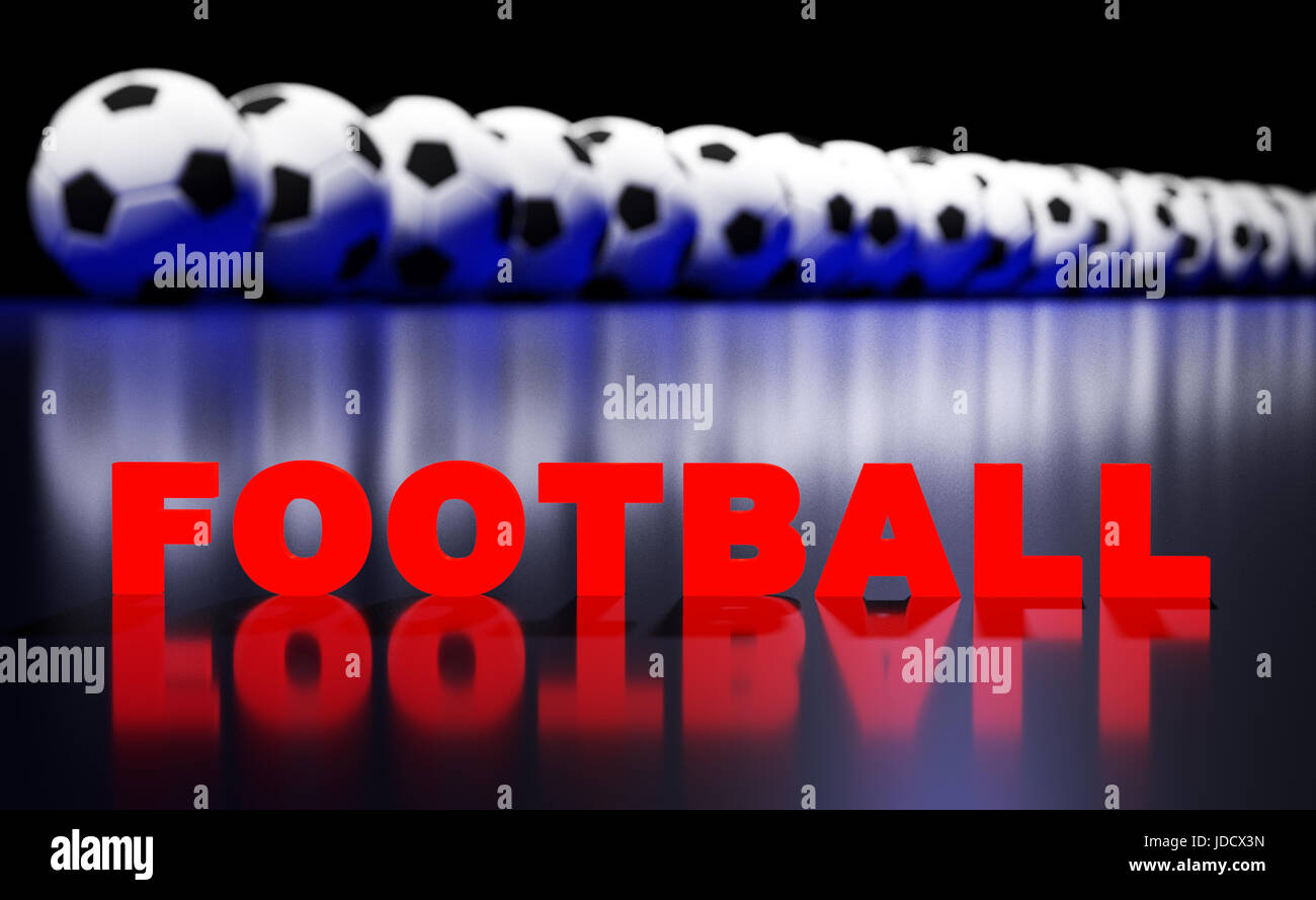 Reflections on soccer ball hi-res stock photography and images - Alamy