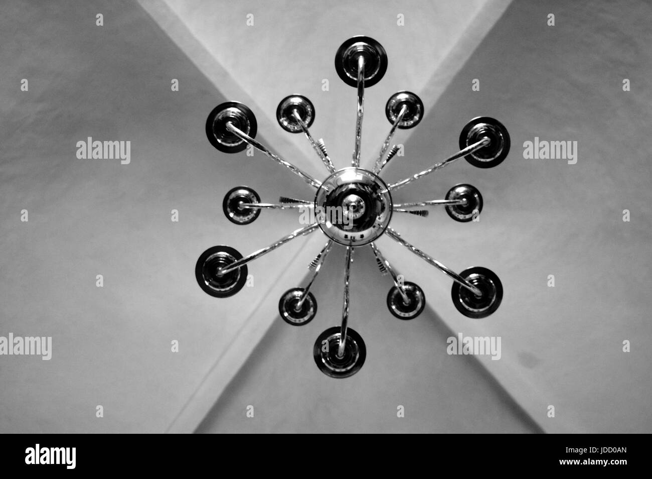 Chandelier, Lustre, Luster, Lighting, Perspective, Ceiling Stock Photo ...