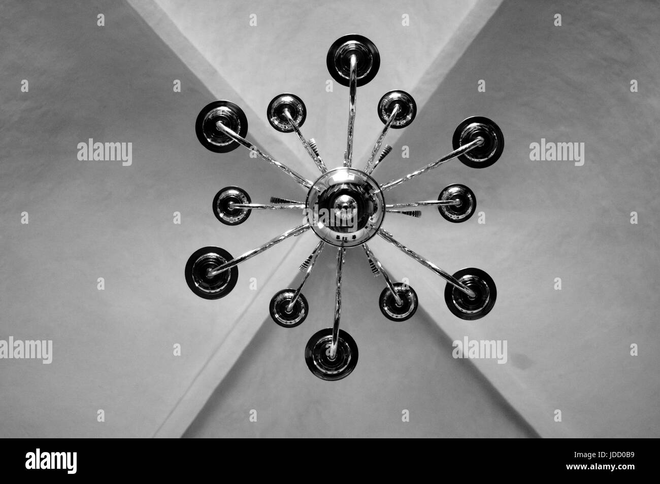 Chandelier, Lustre, Luster, Lighting, Perspective, Ceiling Stock Photo ...