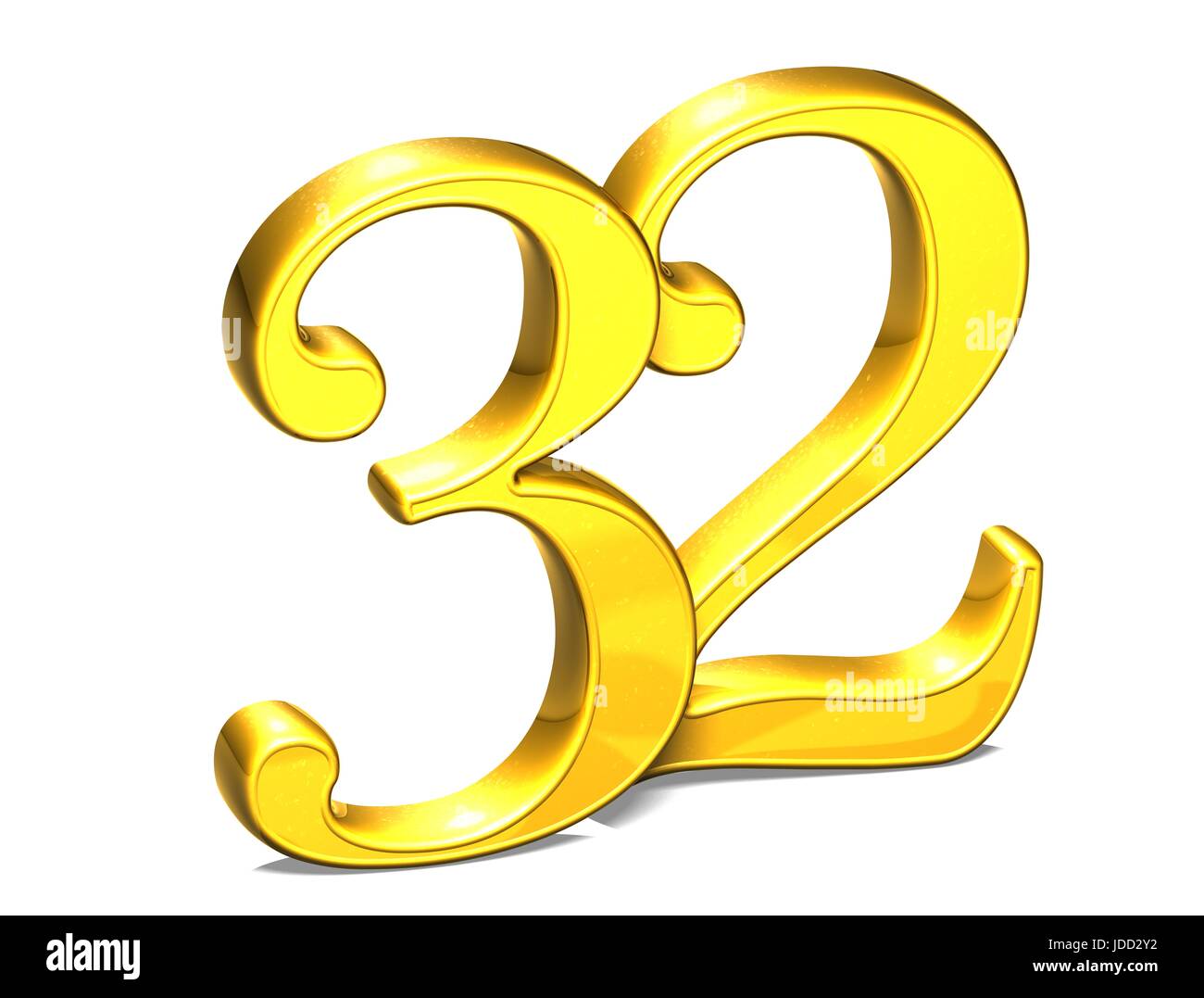 Numeral 32 thirty two hi-res stock photography and images - Alamy