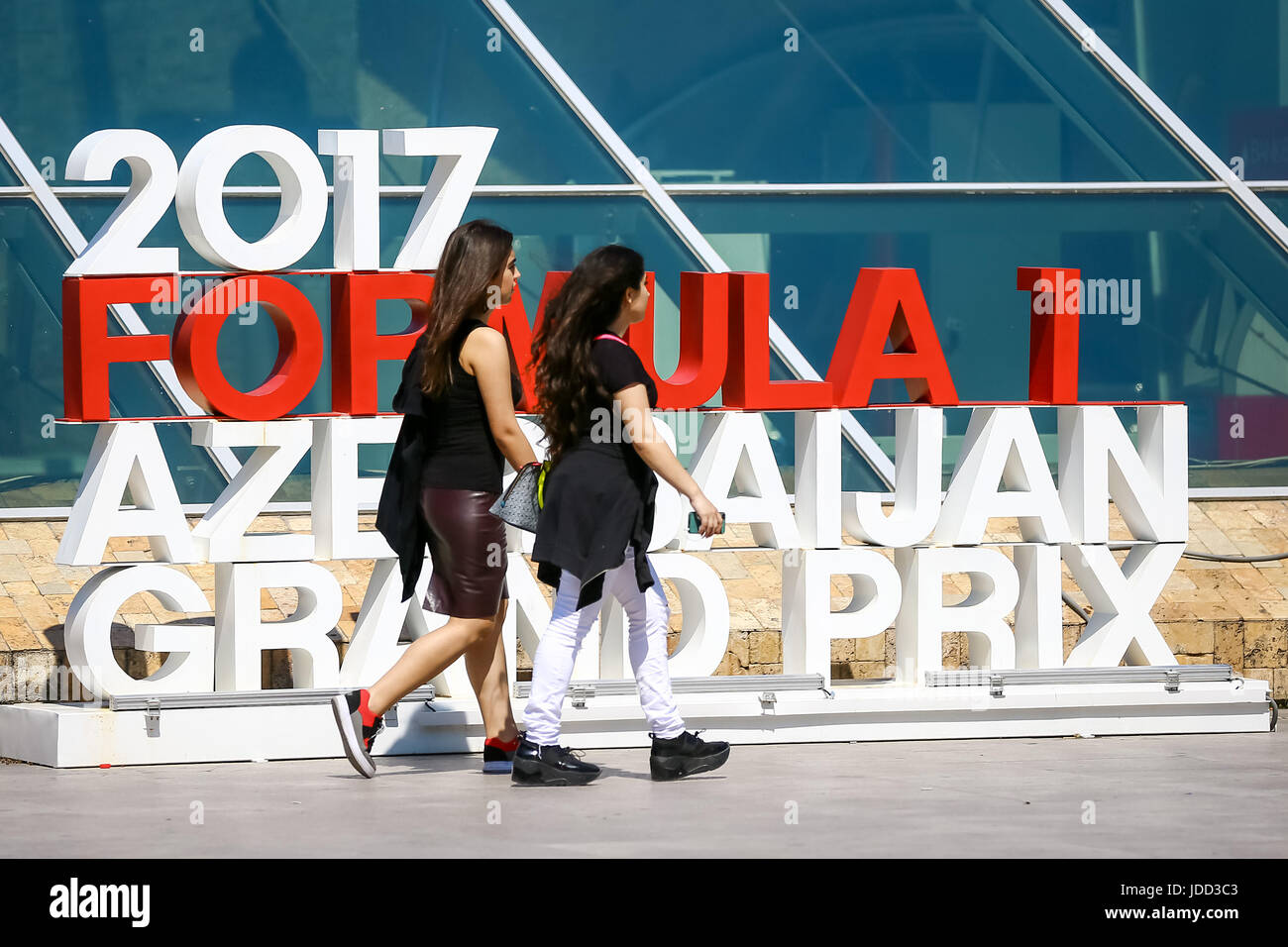 Baku, Azerbaijan. 19th June, 2017. The preparation for the Formula One ...