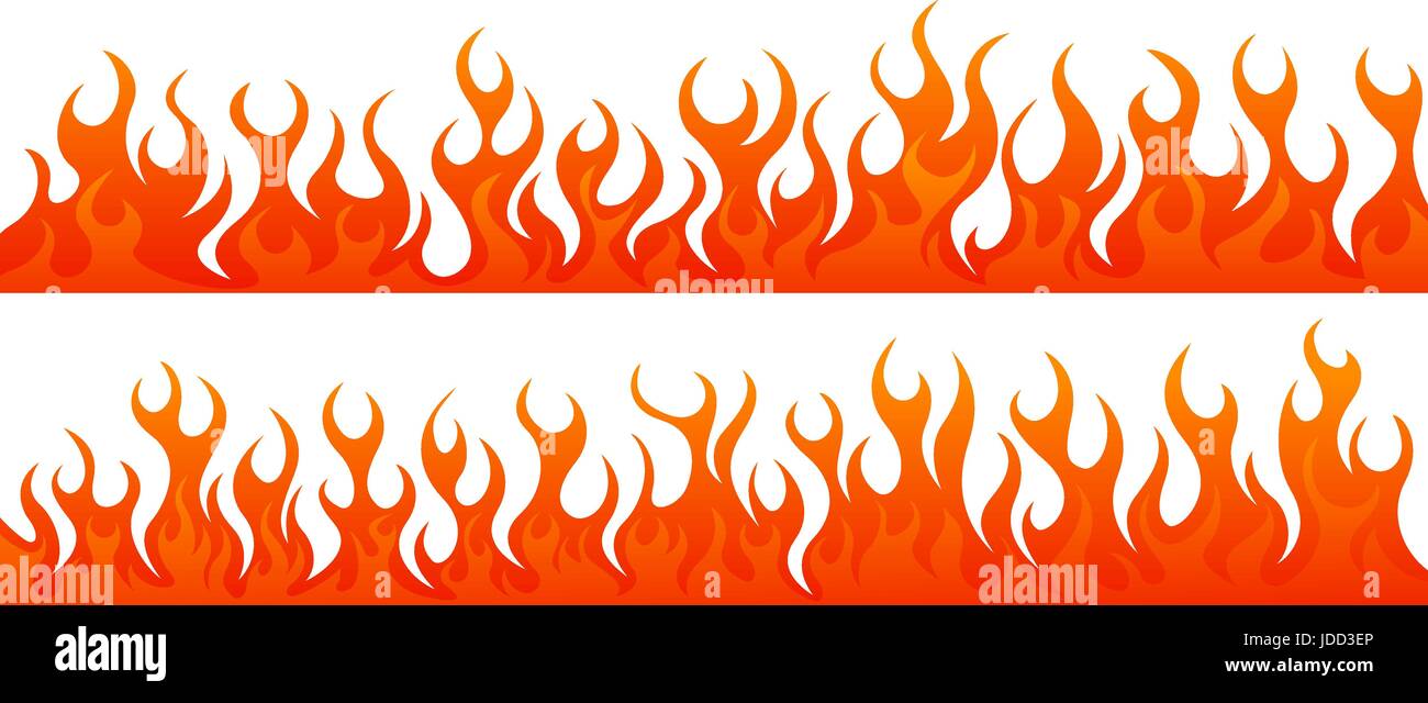 Fire flames vector set Stock Vector Image & Art - Alamy