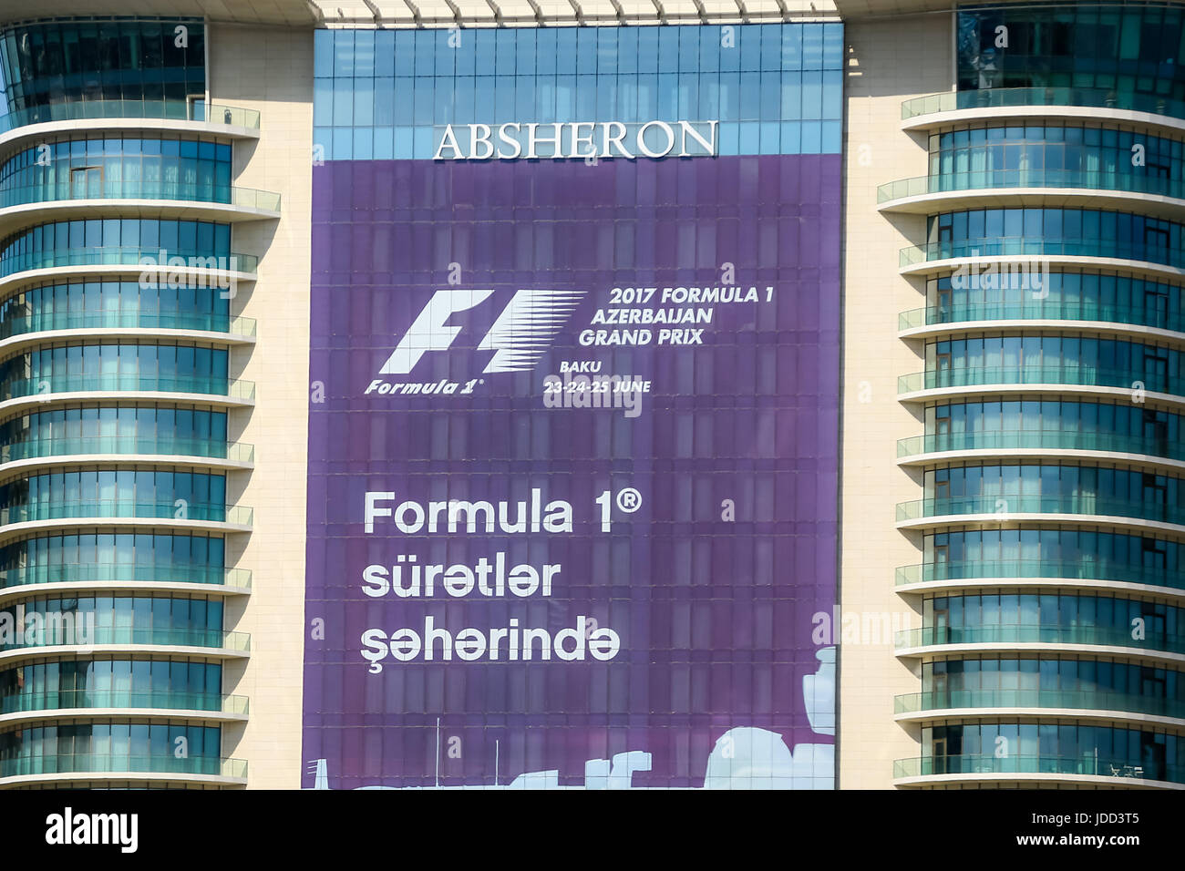 Baku, Azerbaijan. 19th June, 2017. The preparation for the Formula One ...