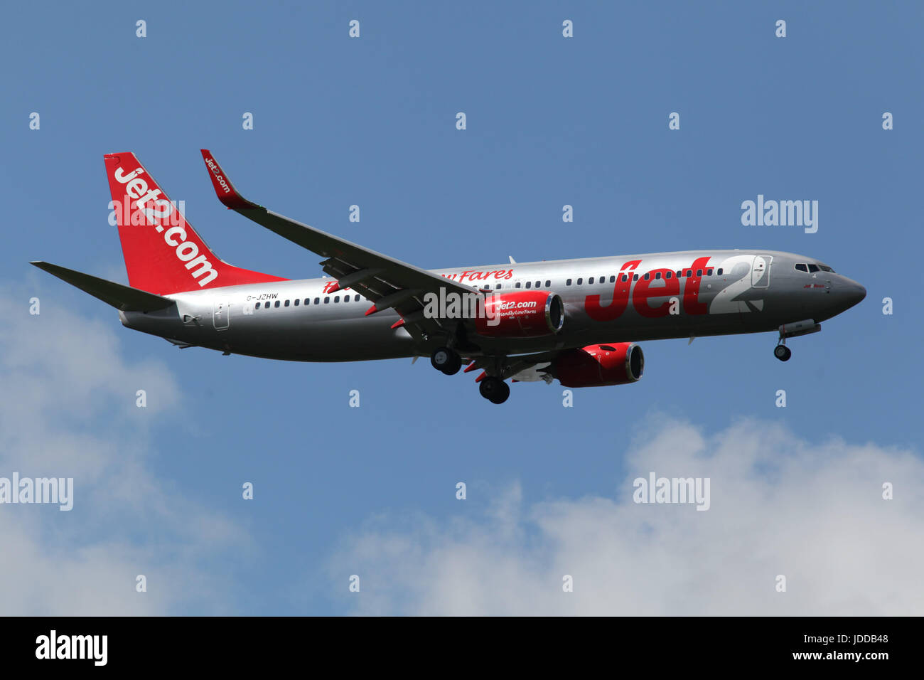 London Stansted Airport, Essex - 25 April 2017, Jet2, Boeing 737, G ...