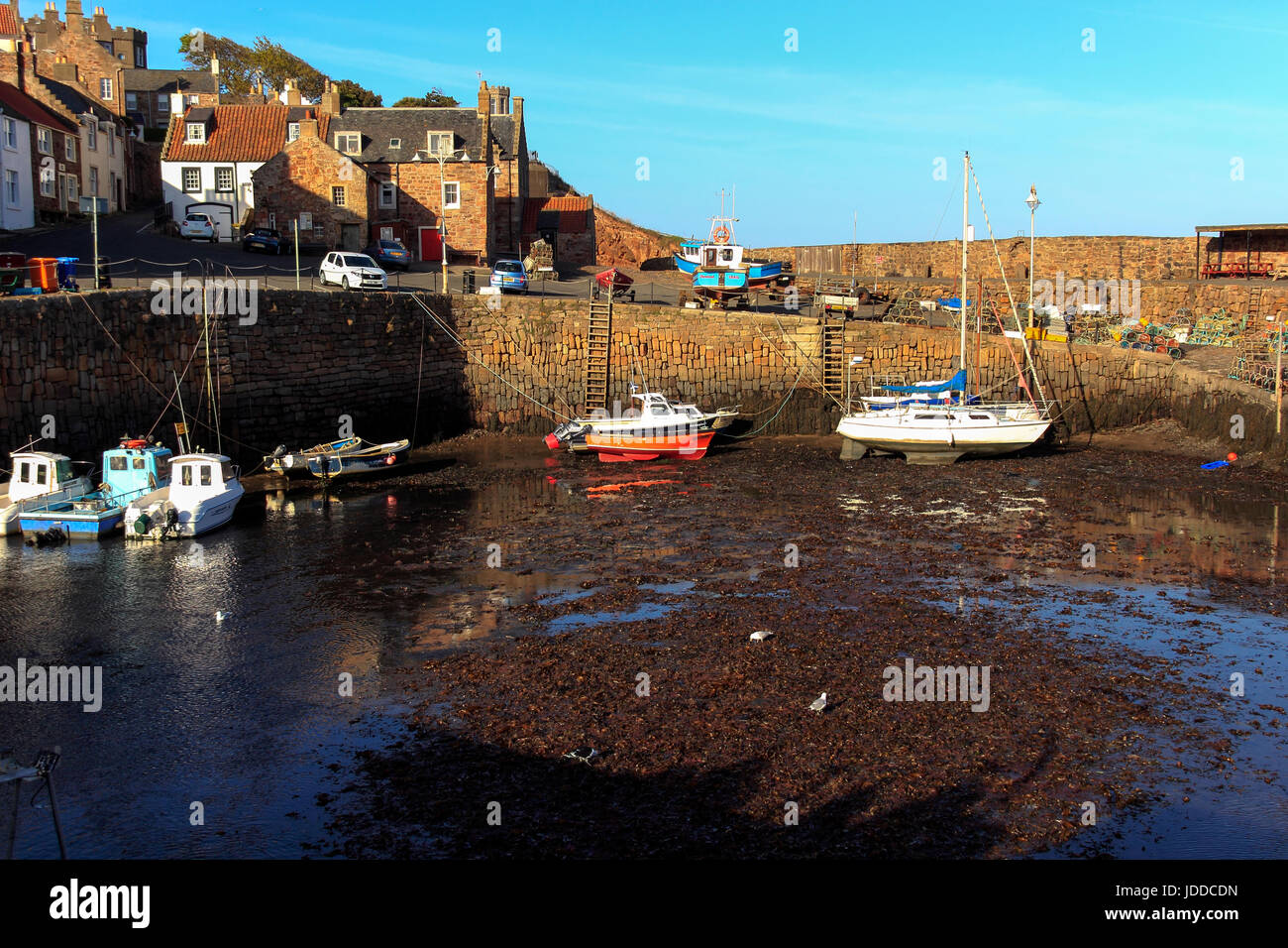 Crail Harbour, historic fishing village, Scotland, UK Stock Photo - Alamy