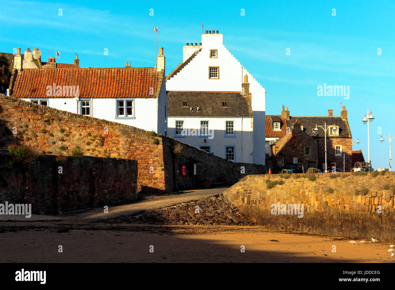 Crail Harbour, historic fishing village, Scotland, UK Stock Photo - Alamy
