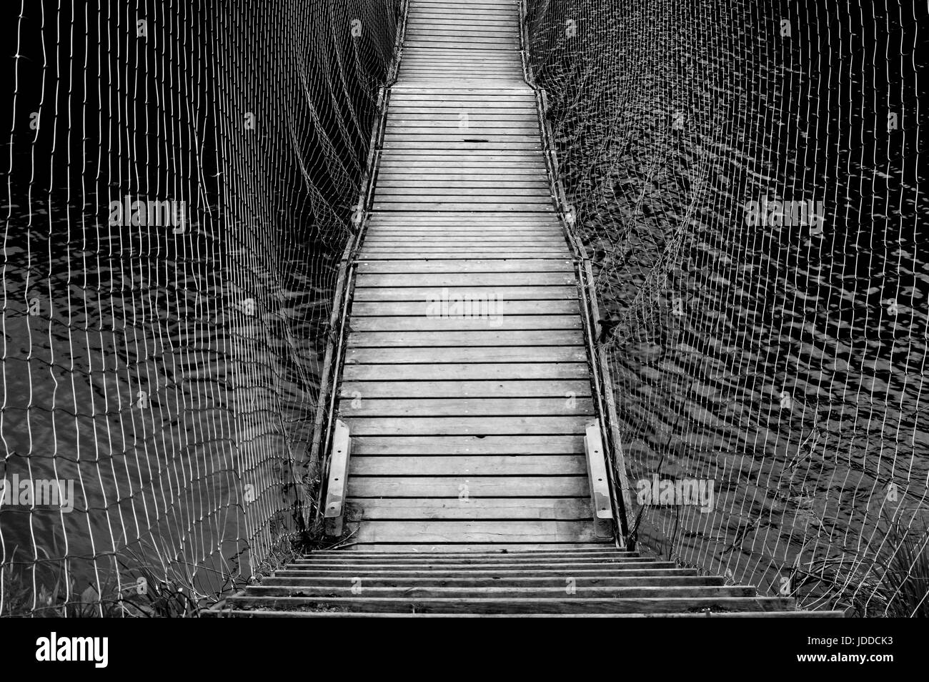 Footbridge, Bridge, Pathway, Wooden construction Stock Photo - Alamy