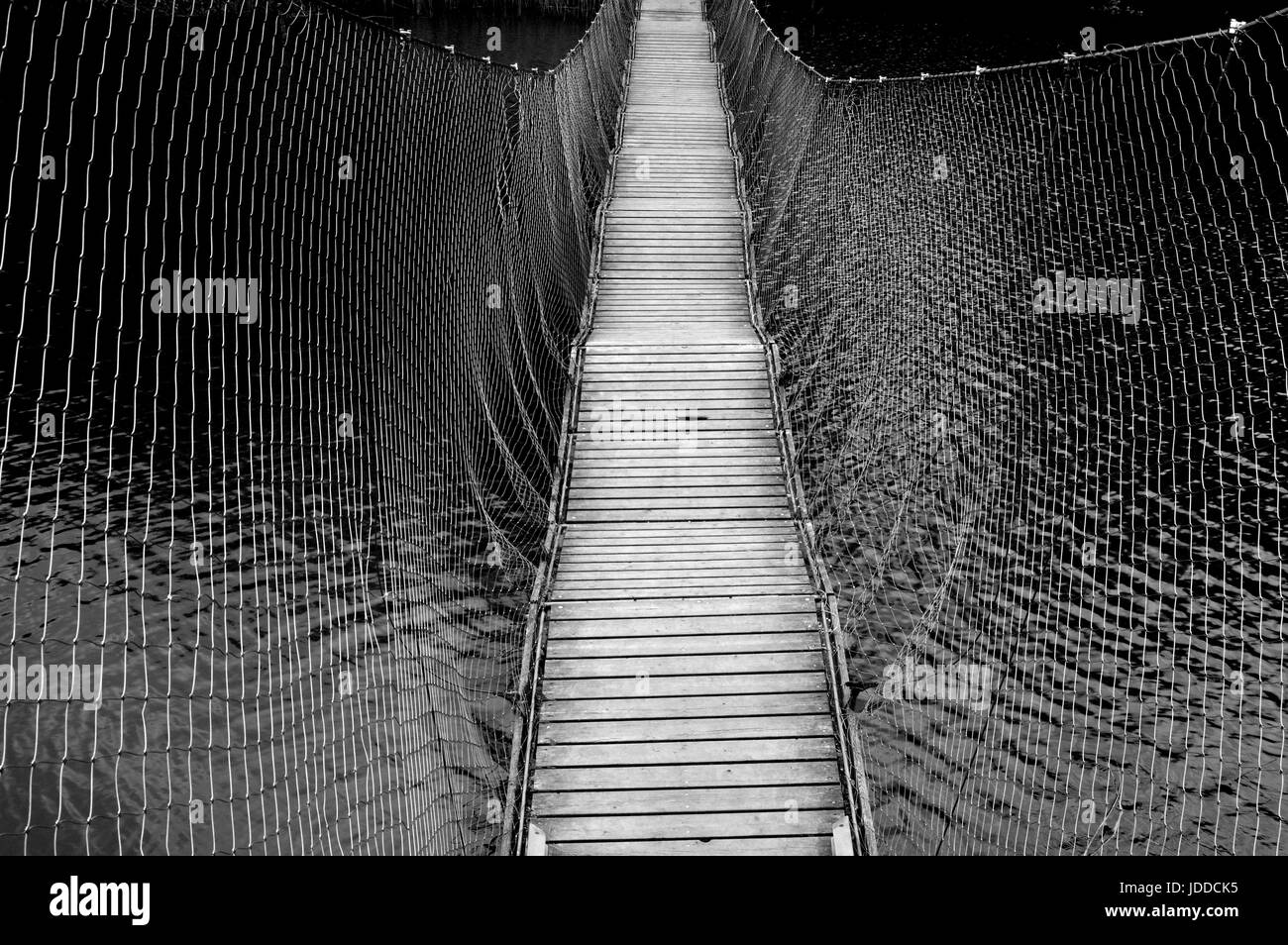 Footbridge, Bridge, Pathway, Wooden construction Stock Photo - Alamy