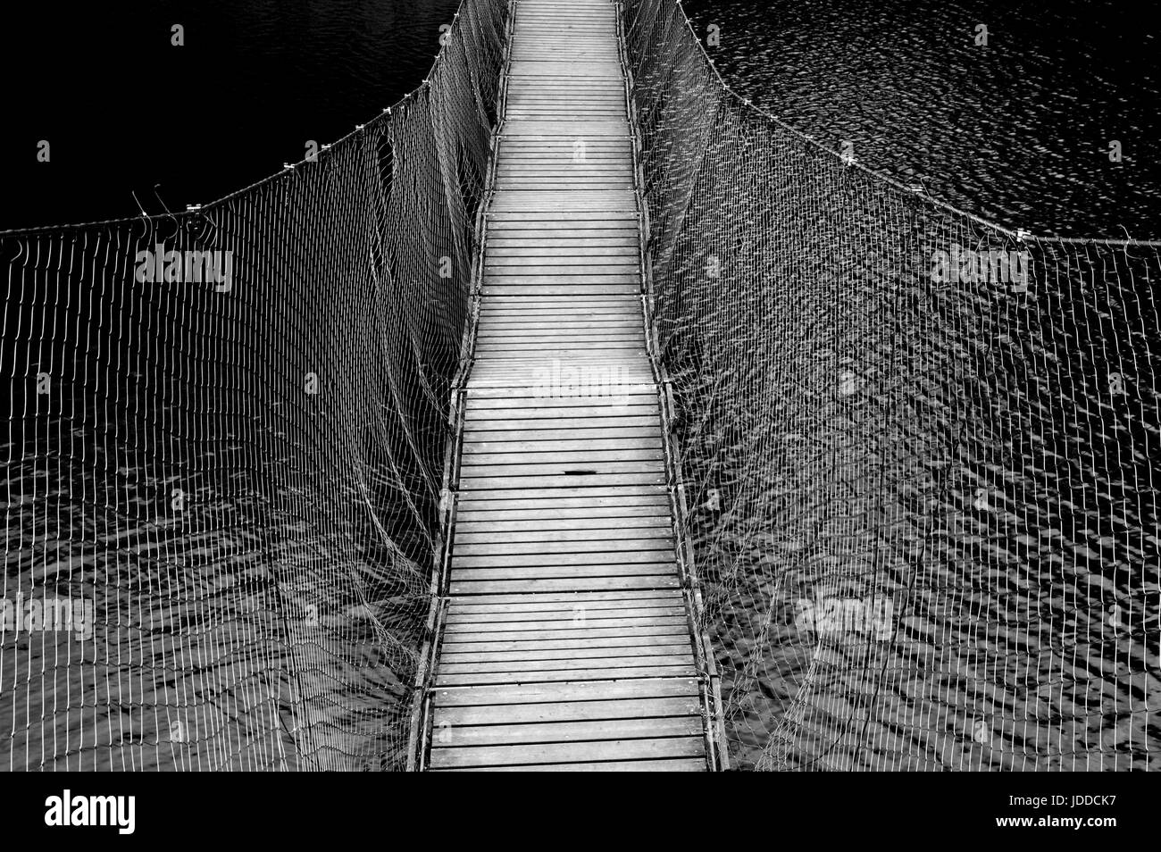 Footbridge, Bridge, Pathway, Wooden construction Stock Photo - Alamy