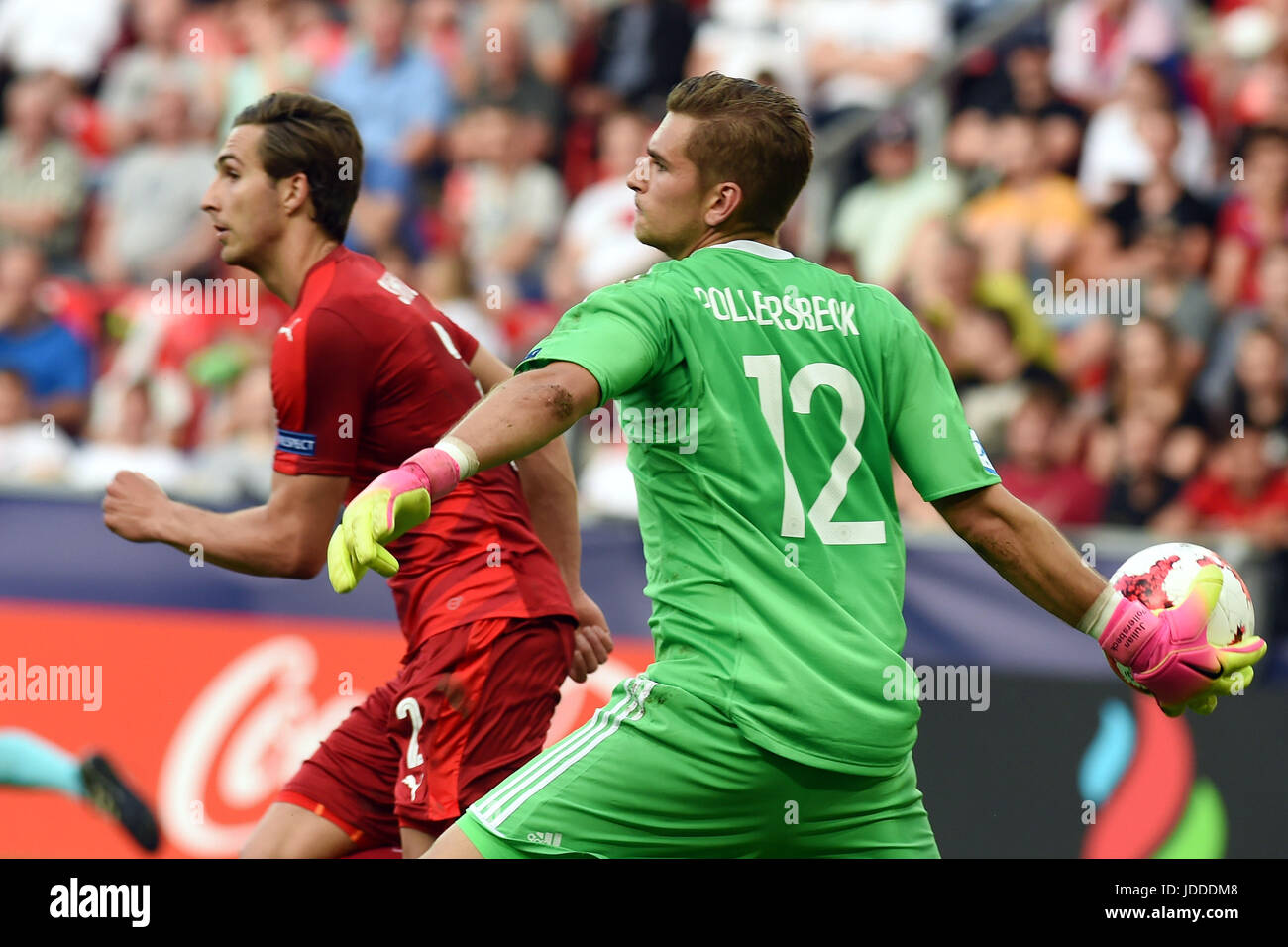 Tychy, Poland. 18th June, 2017. Stefan Simic (CZE), left, and ...