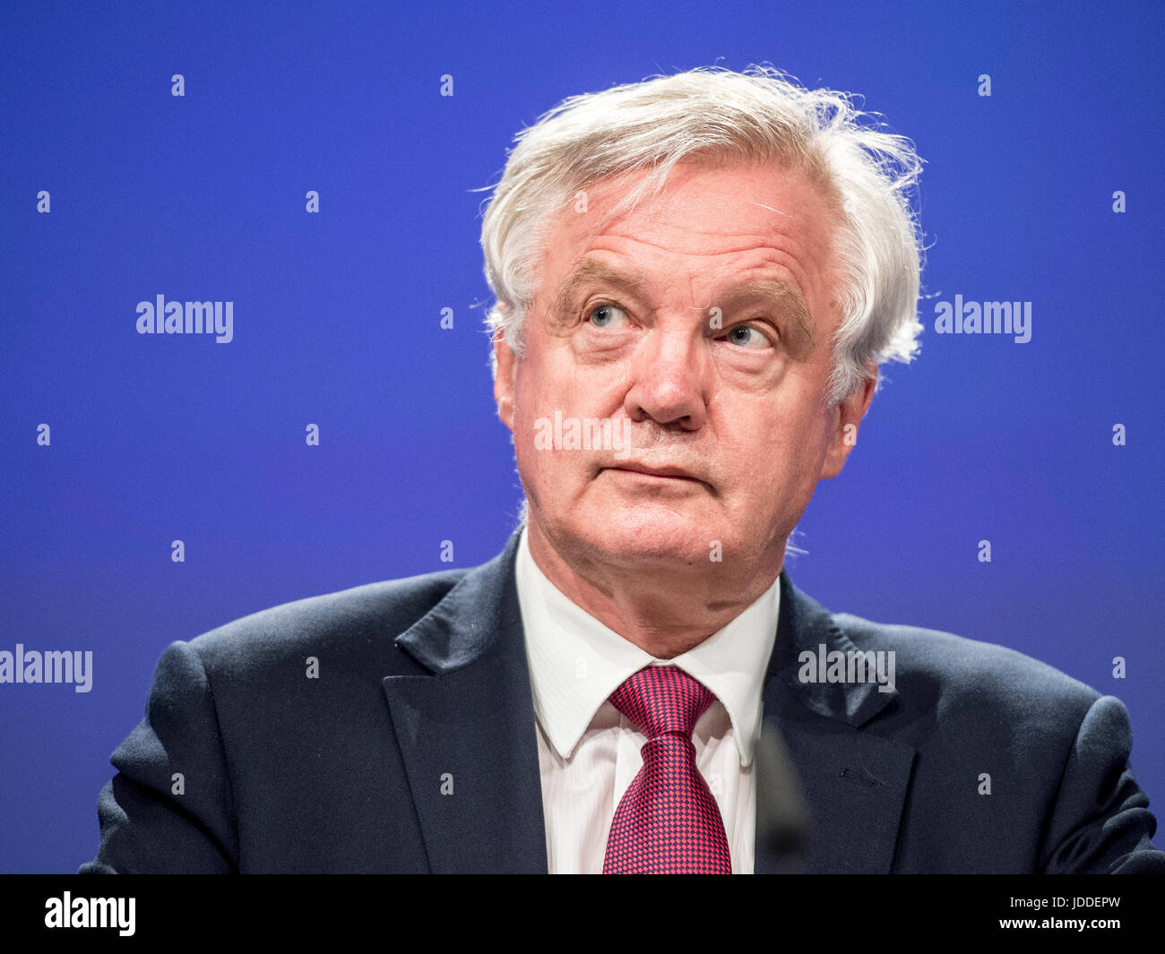 Brussels, Belgium. 19th June, 2017. British Secretary of State for ...