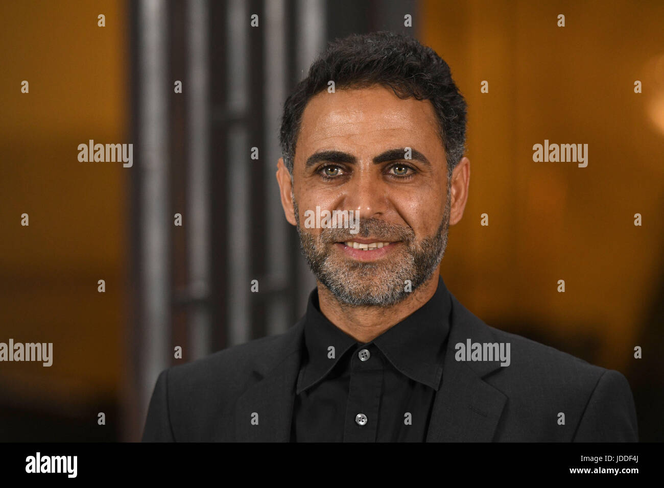 Cologne, Germany. 19th June, 2017. Actor Ali Daeem poses for a portrait ...