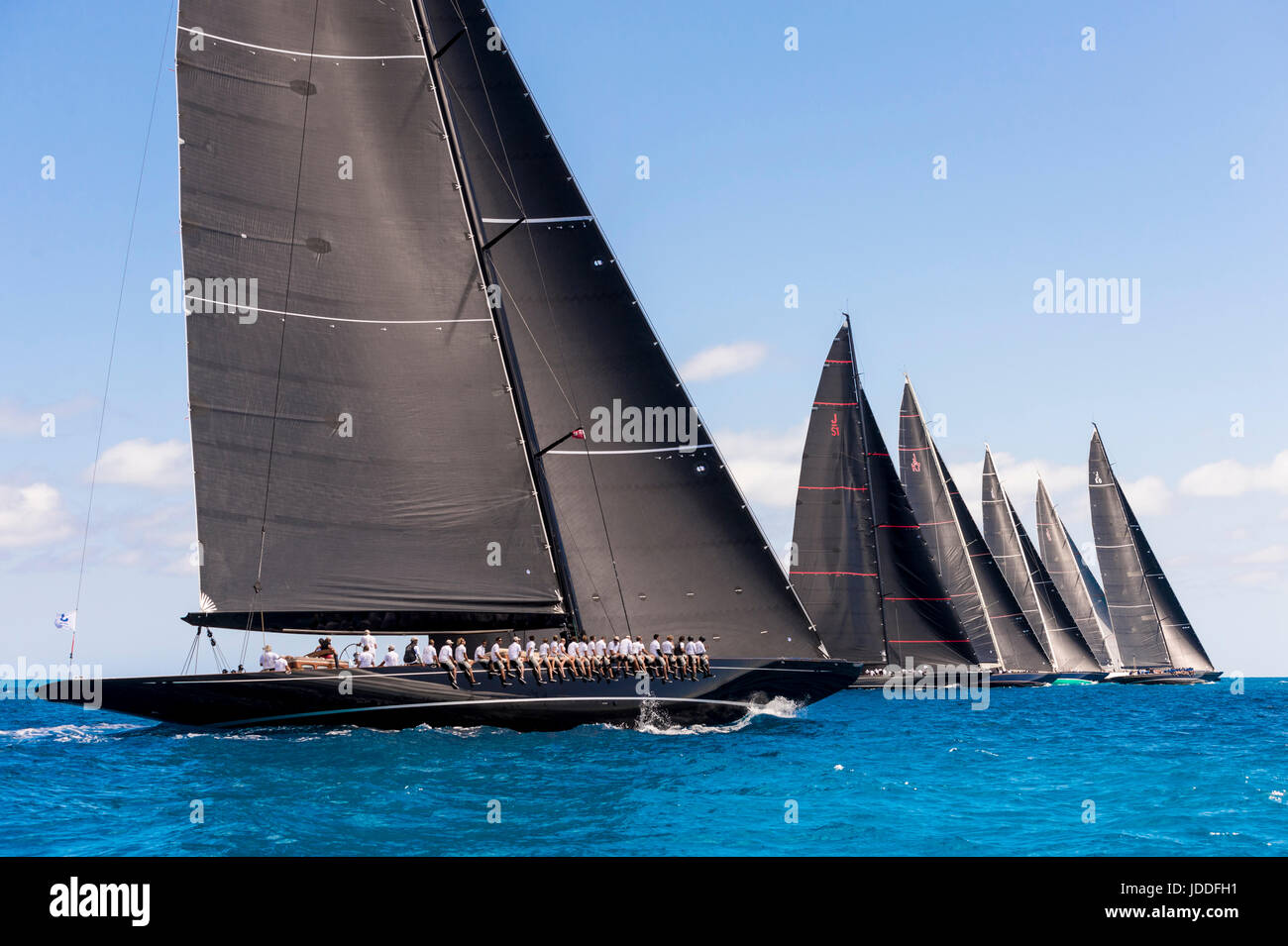 Bermuda, 19th June 2017, America's Cup J Class Regatta. Credit: Chris ...