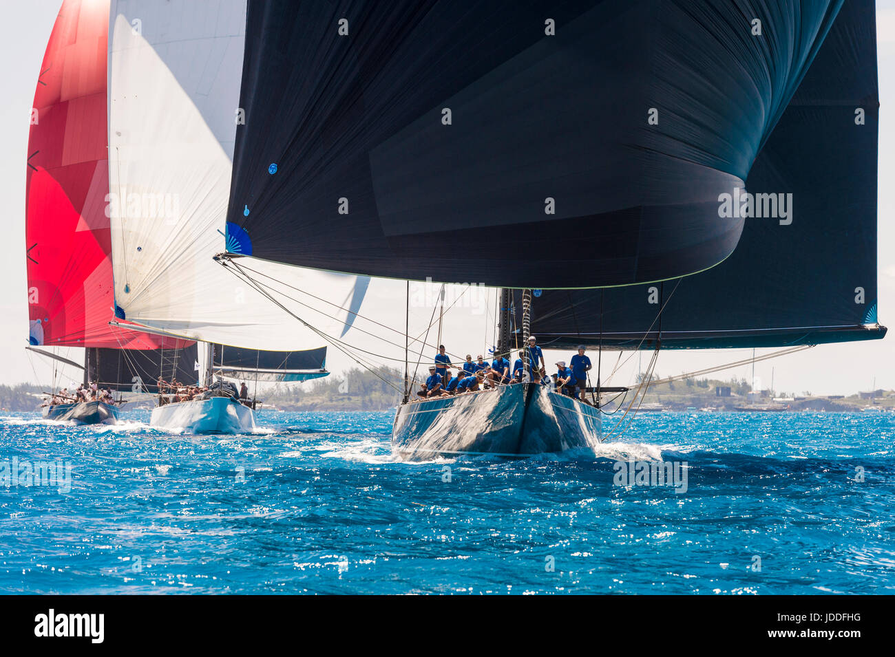 Bermuda, 19th June 2017, America's Cup J Class Regatta. Credit: Chris ...