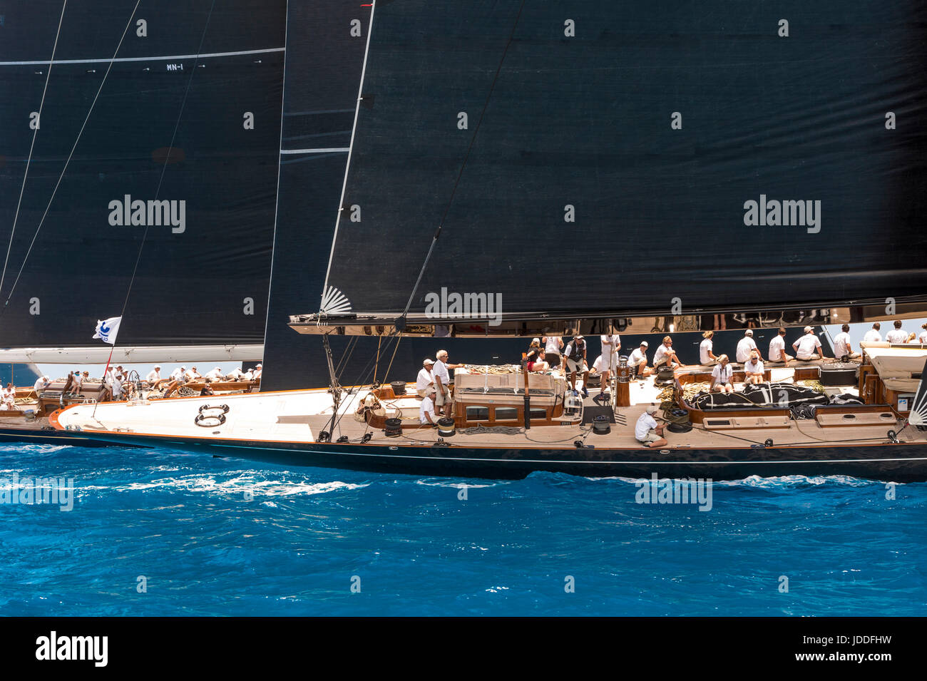 Bermuda, 19th June 2017, America's Cup J Class Regatta. Topaz J8 and ...
