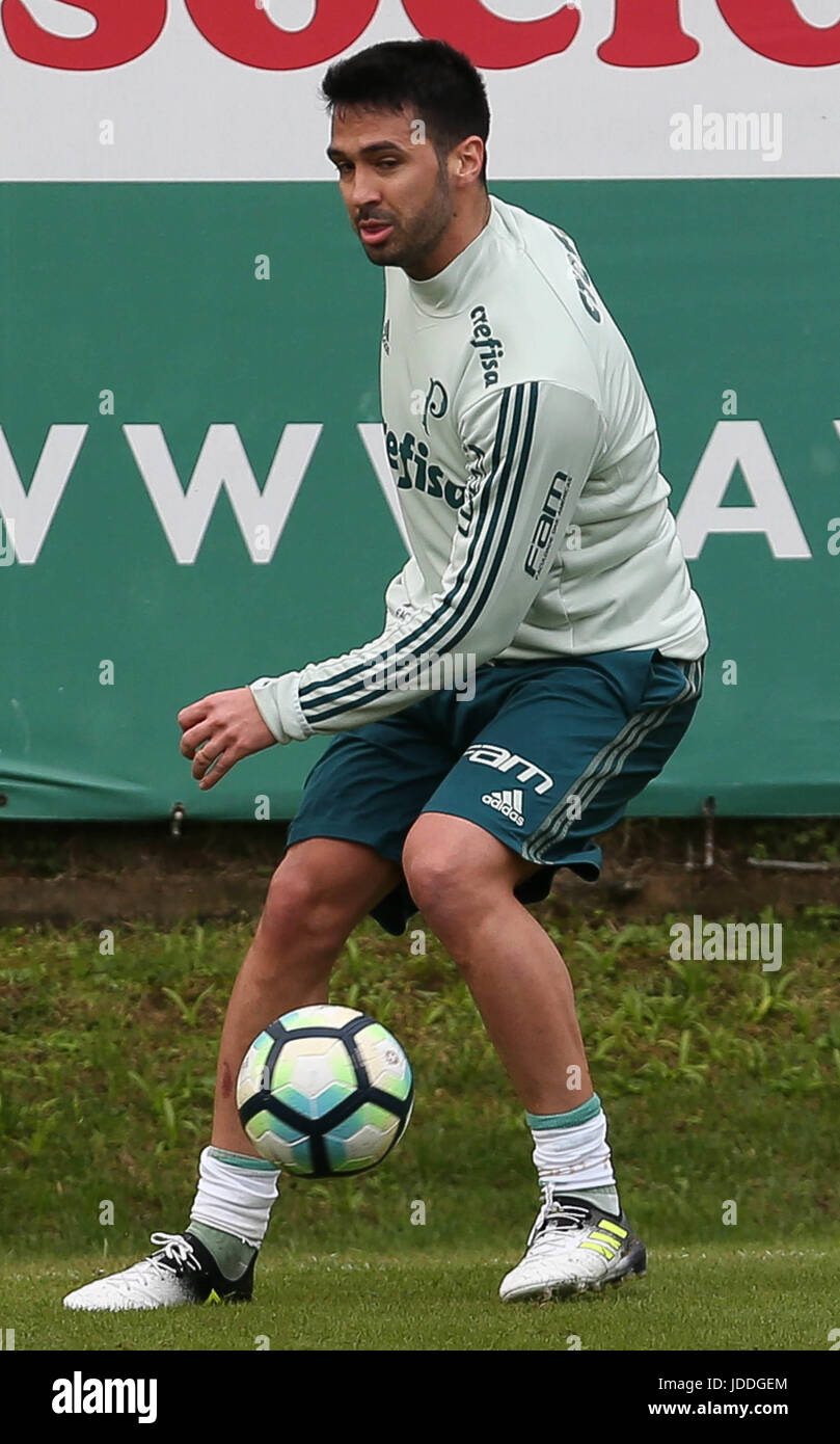 SÃO PAULO, SP - 19.06.2017: TREINO DO PALMEIRAS - The player Luan, from ...