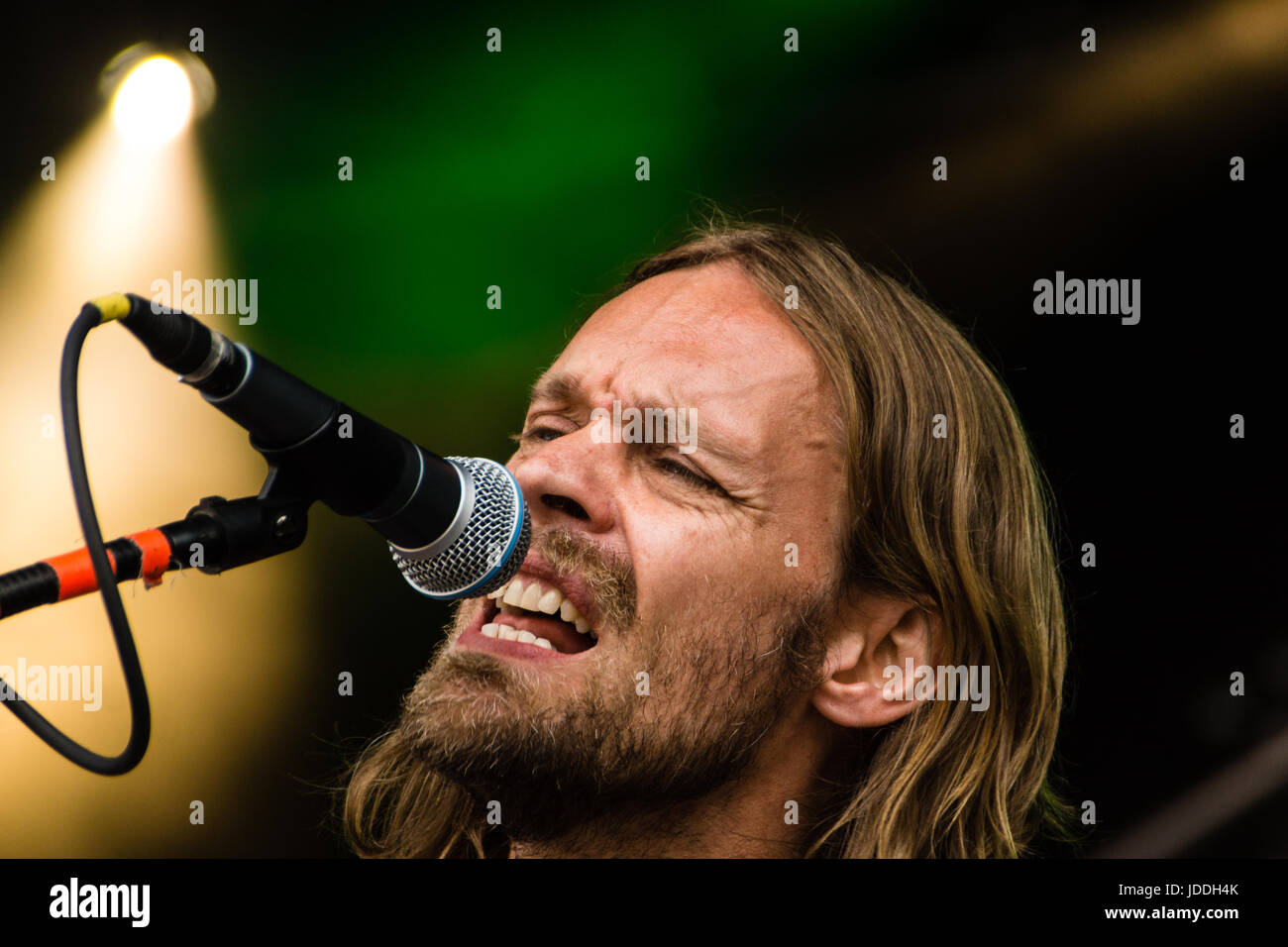 Kiel, Germany. 19th June, 2017.The singersongwriter Pohlmann is ...