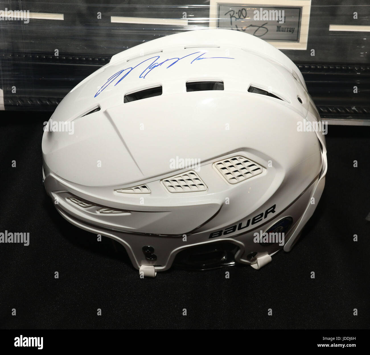 New York, New York, USA. 19th June, 2017. A view of the signed Mark ...