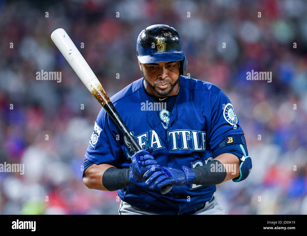 June 16th, 2017:.Seattle Mariners designated hitter Nelson Cruz (23) at ...