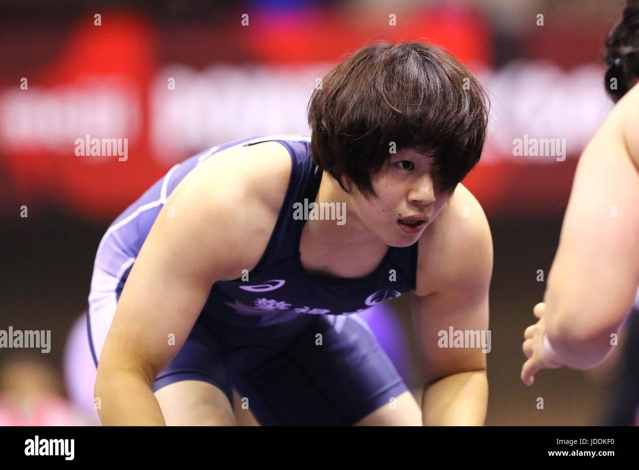 nd Yoyogi Gymnasium, Tokyo, Japan. 18th June, 2017. Chiaki Iijima, JUNE 18, 2017 - Wrestling ...