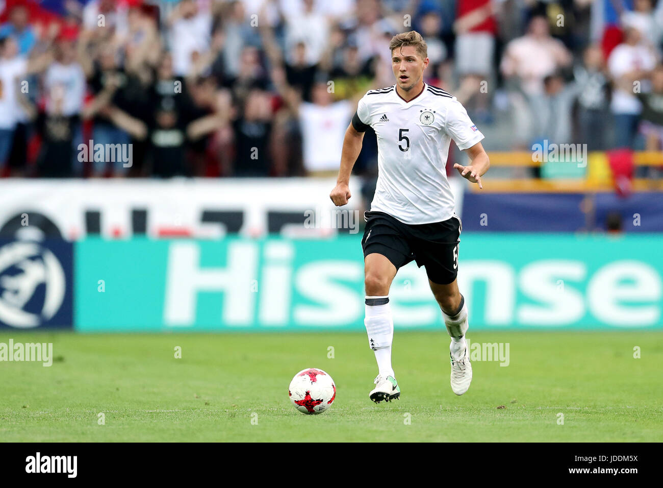Germany's Niklas Stark in action during the U21 European Championship ...