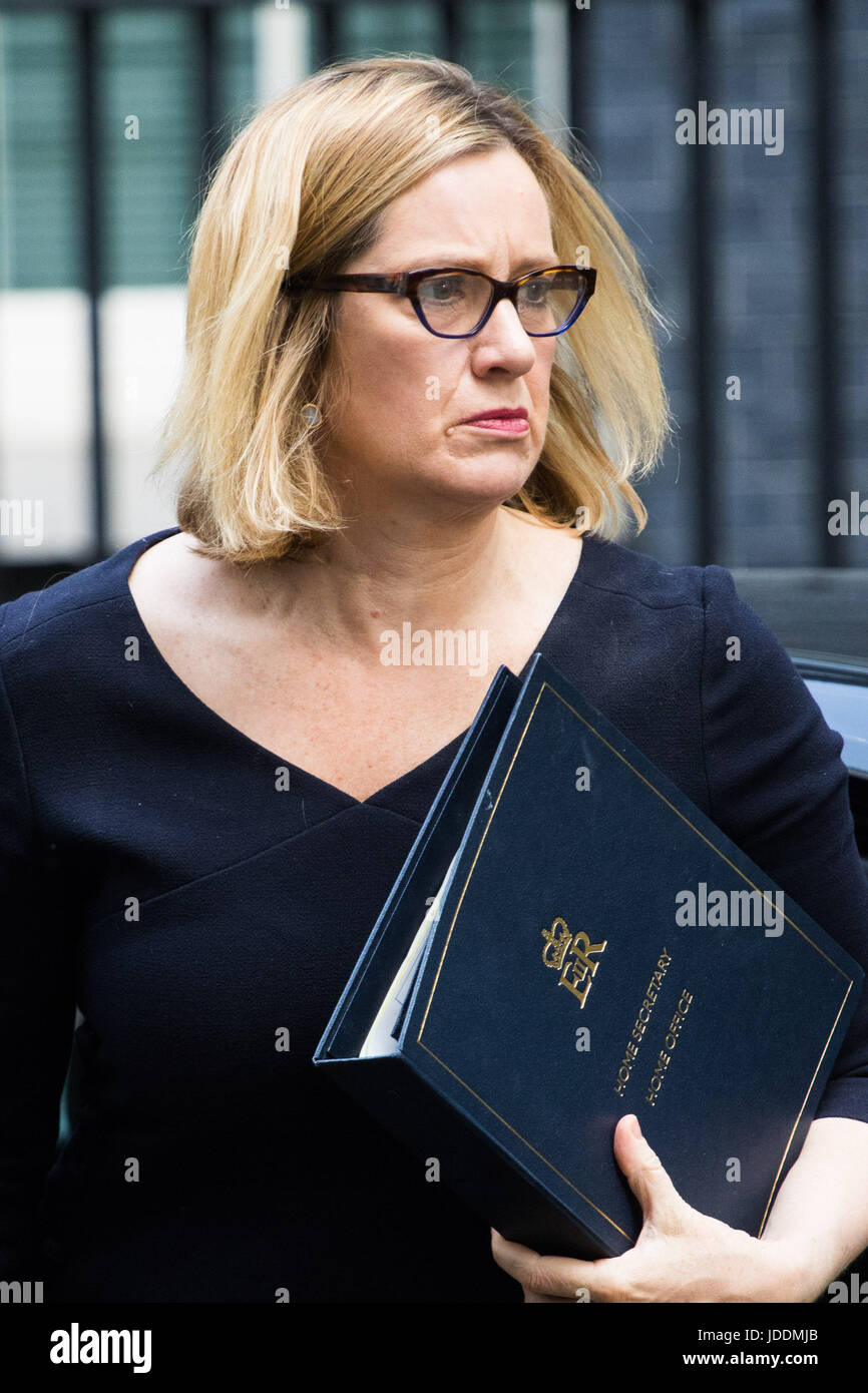 London, UK. 20th June, 2017. Home Secretary Amber Rudd attends the ...