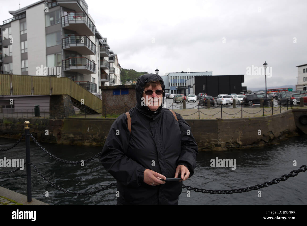 Weather, Norway, Grey and Dismal start in Alesund Credit: Keith Larby ...