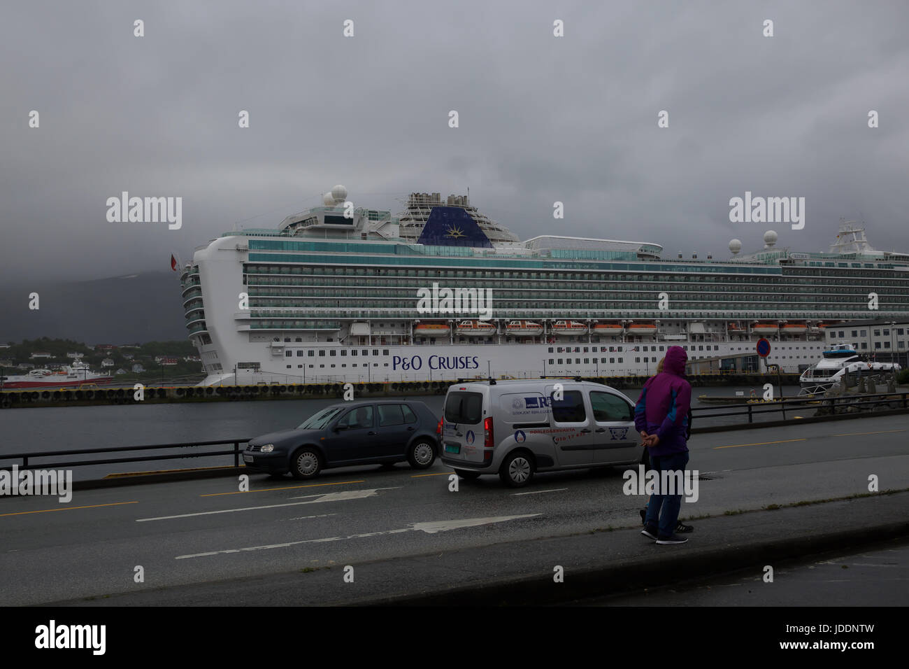 Weather, Norway, Grey and Dismal start in Alesund Credit: Keith Larby ...