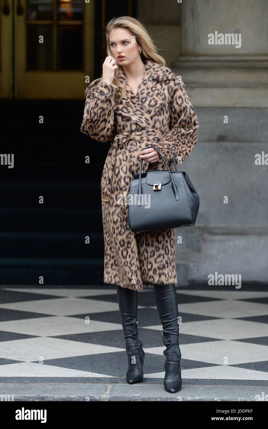 New York, NY, USA. 19th June, 2017. Elsa Hosk, at a photoshoot out and ...