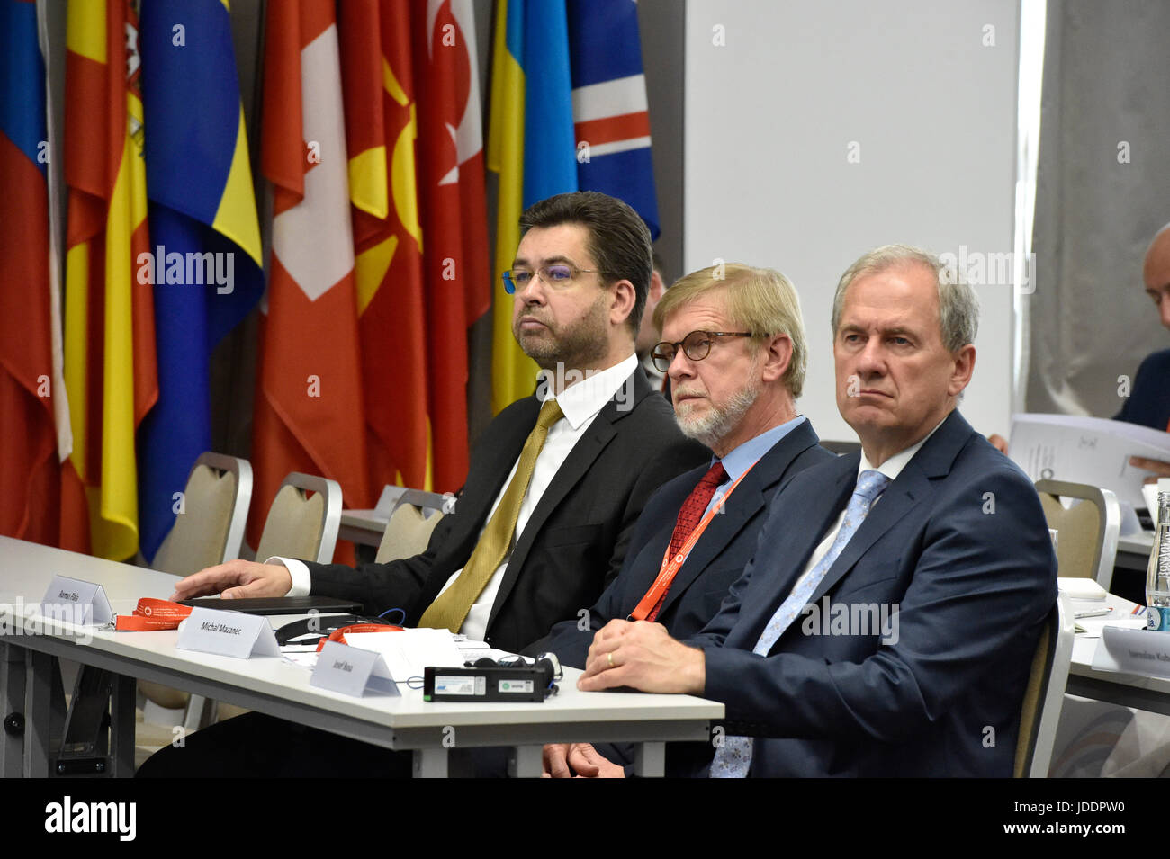 From left: Vicepresident of the Supreme Court Roman Fiala ...