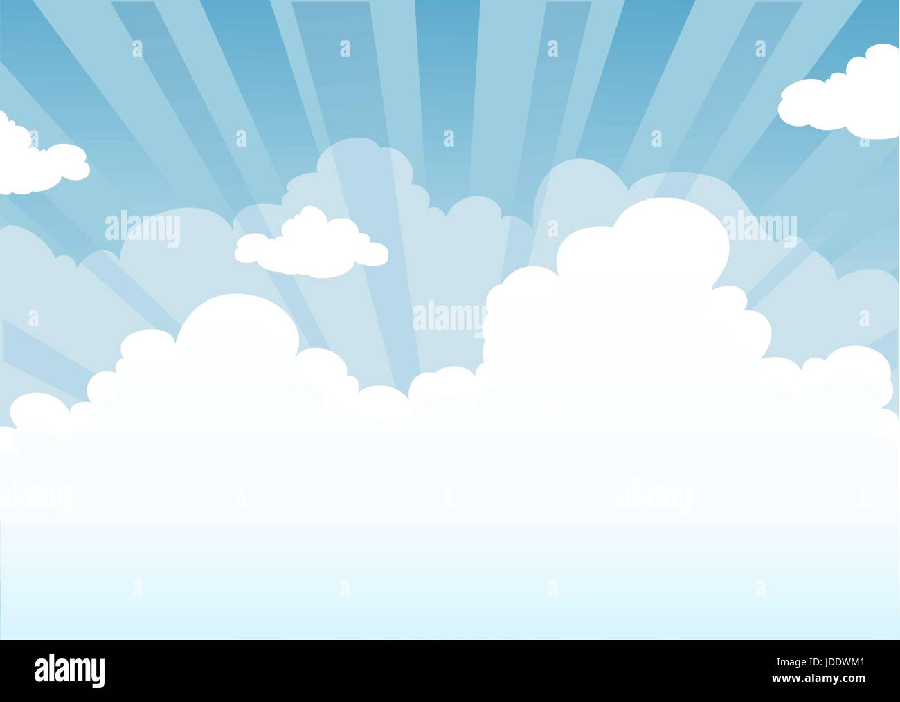 Sky and clouds with place for text. Nature background Stock Vector ...