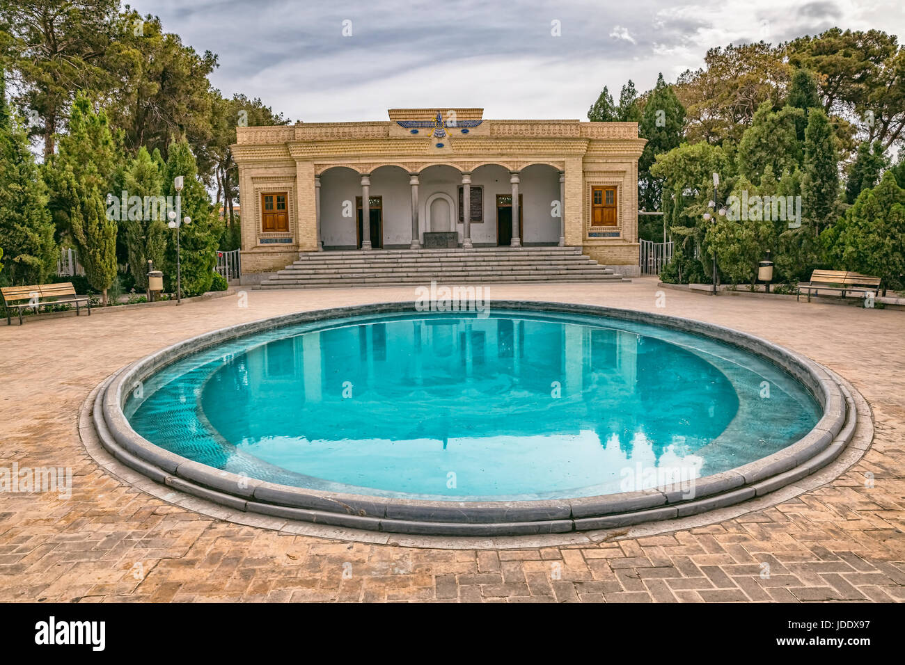Faravahar zoroastrian fire temple hi-res stock photography and images ...