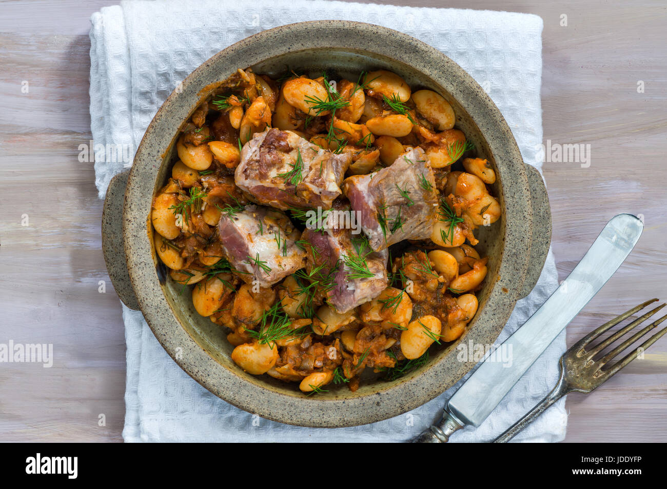 Lamb and beans stew hi-res stock photography and images - Alamy