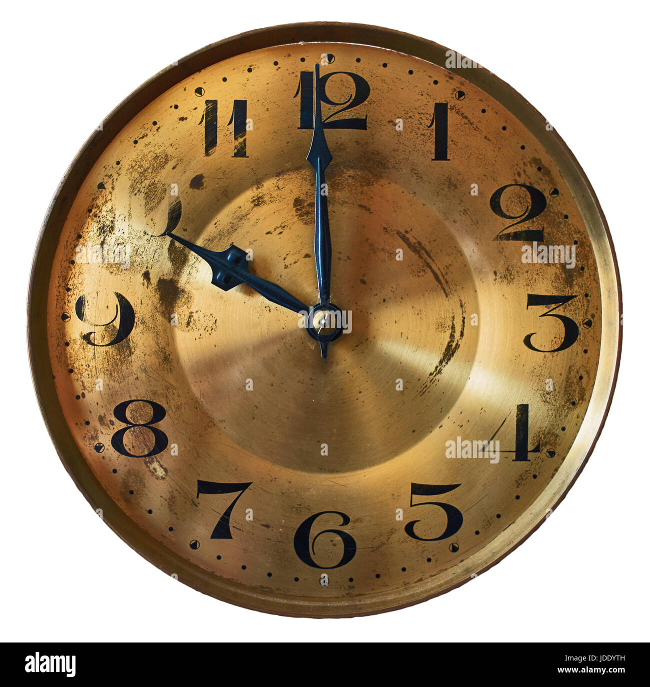 Victorian clockface reflection Cut Out Stock Images & Pictures - Alamy
