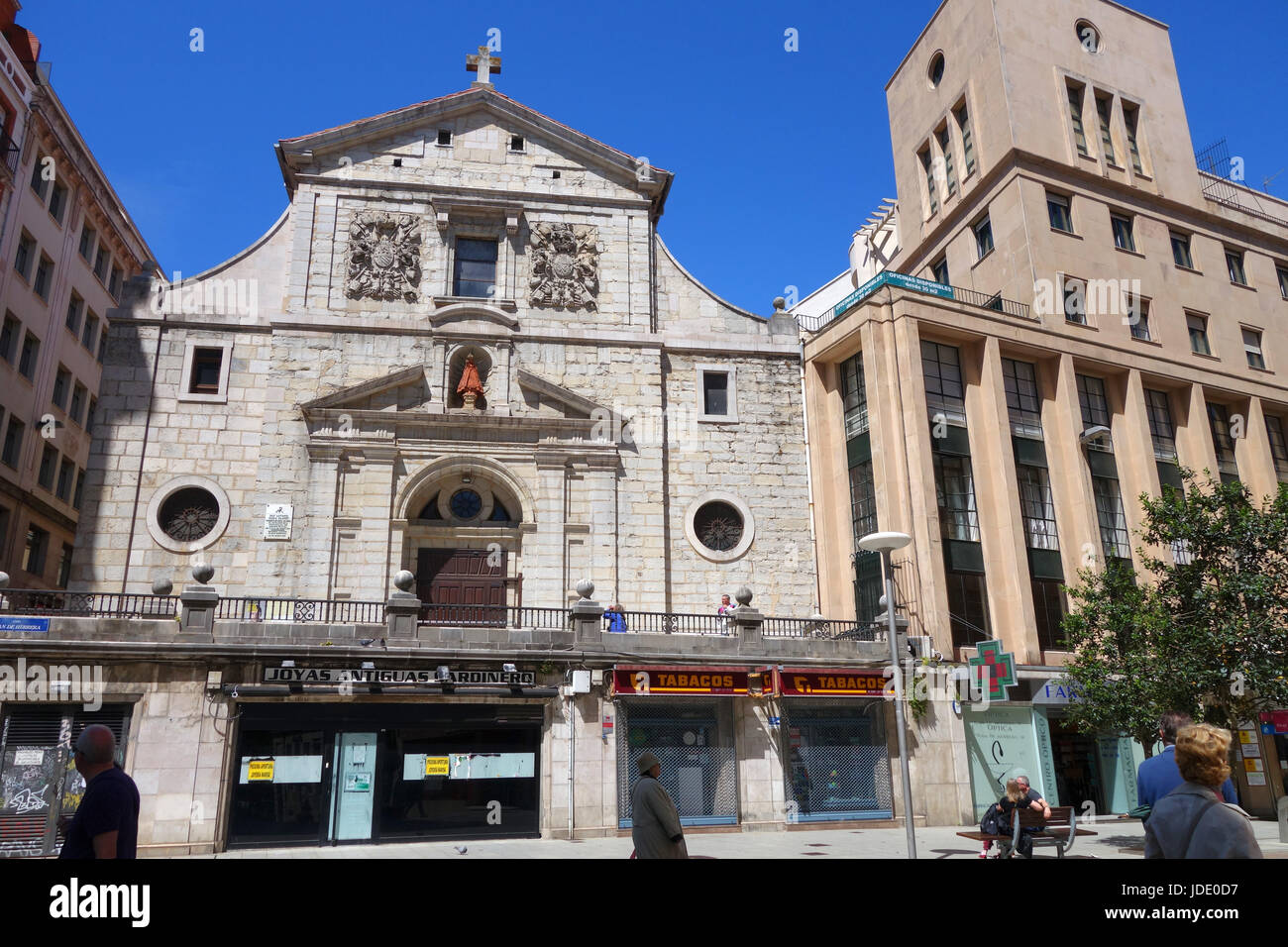 Annunciation church in Calle Juan de Herrera in Santander Cantabria ...