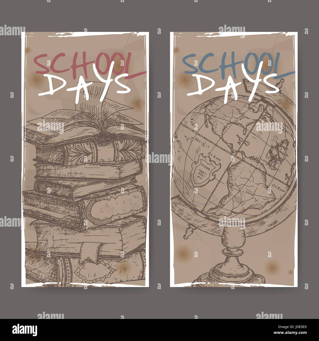 History school books Stock Vector Images - Alamy