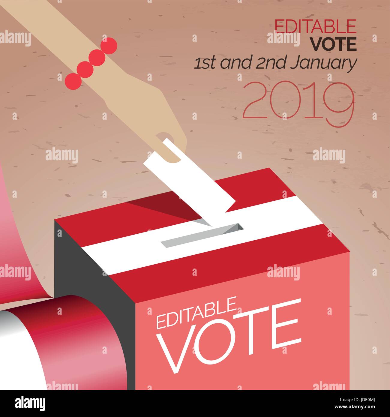 Election Voting Box in Austria Stock Vector Image & Art - Alamy