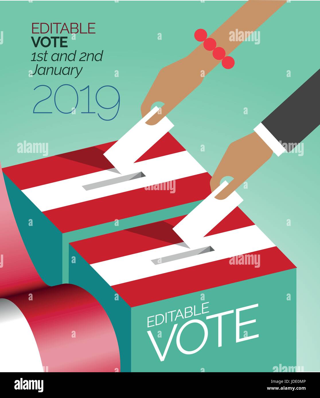 Election Voting Box in Austria Stock Vector Image & Art - Alamy