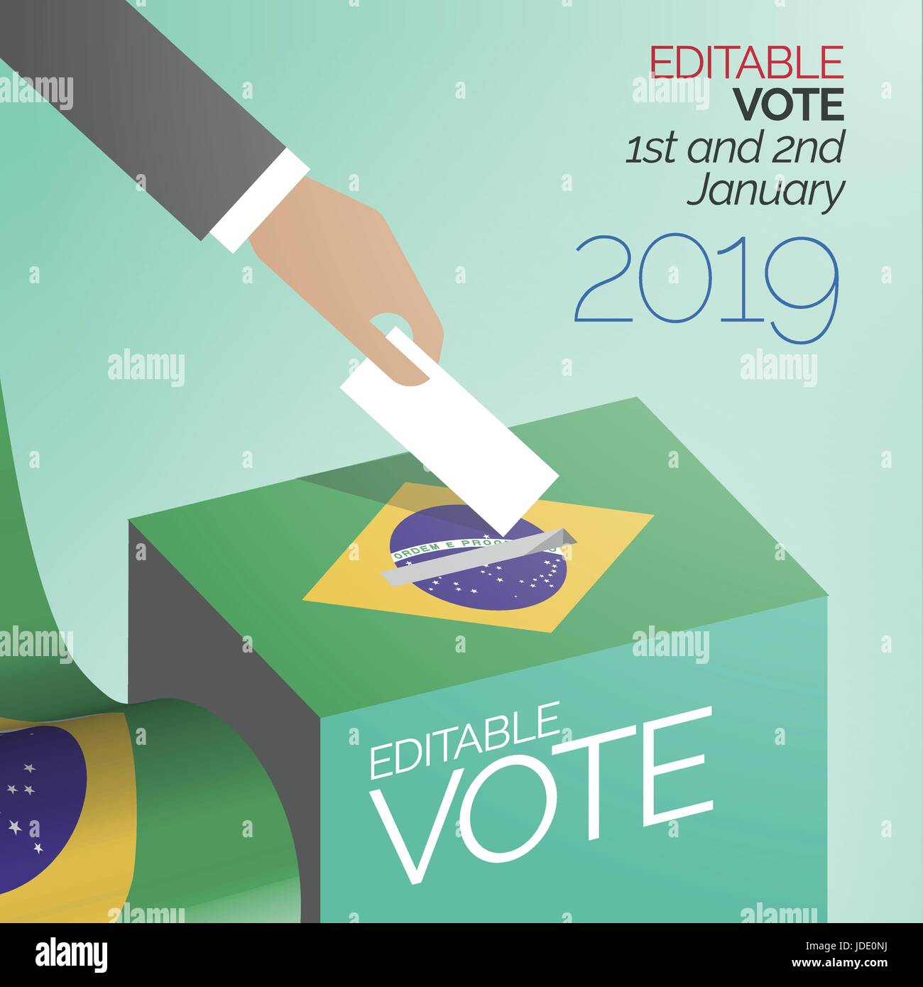 Election Voting Box in Brazil Stock Vector Image & Art - Alamy