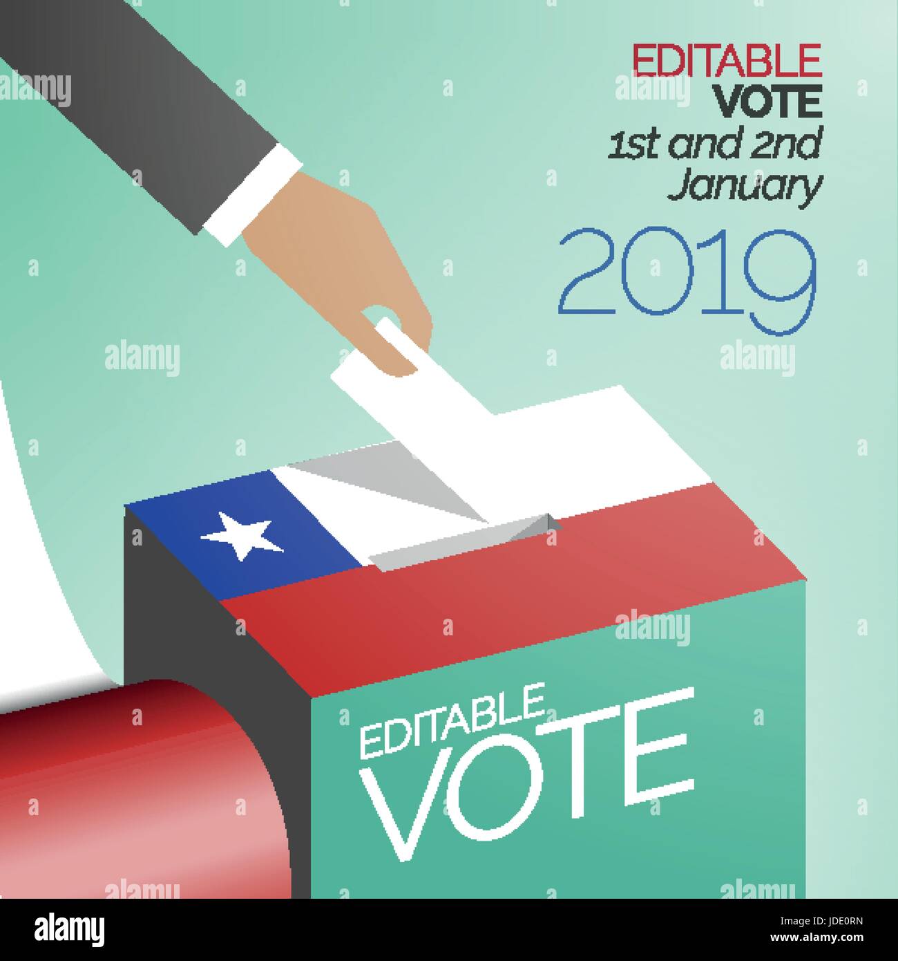 Chile president election Stock Vector Images - Alamy