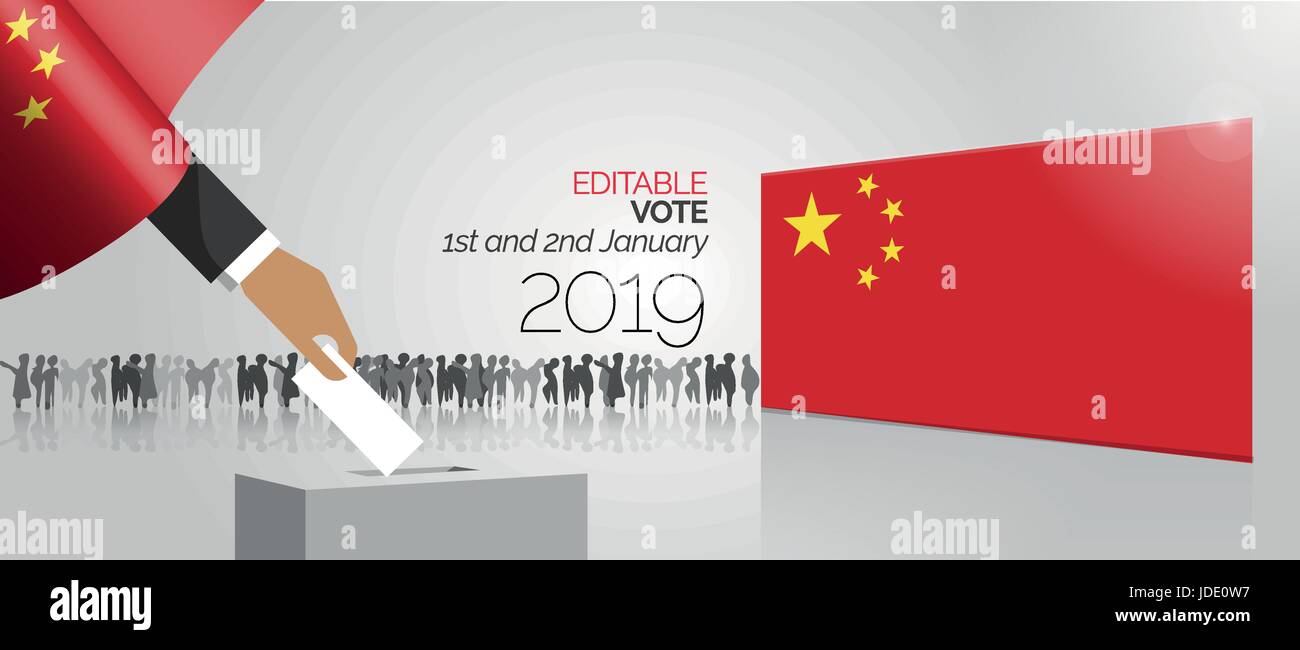 China election Stock Vector Images - Alamy