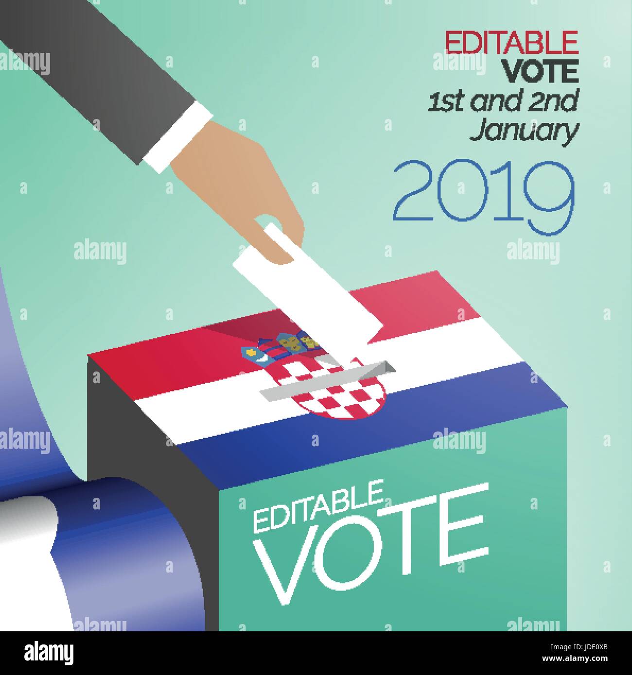 Court election Stock Vector Images - Alamy