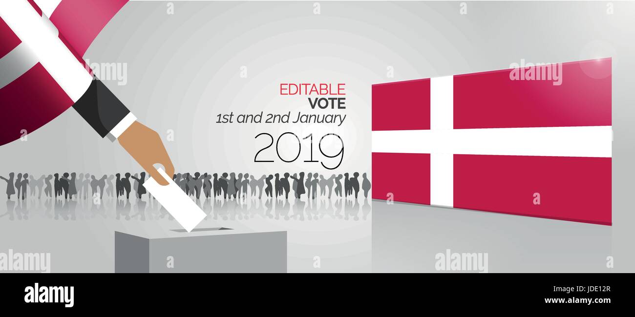 Election Voting Box in Denmark Stock Vector Image & Art - Alamy