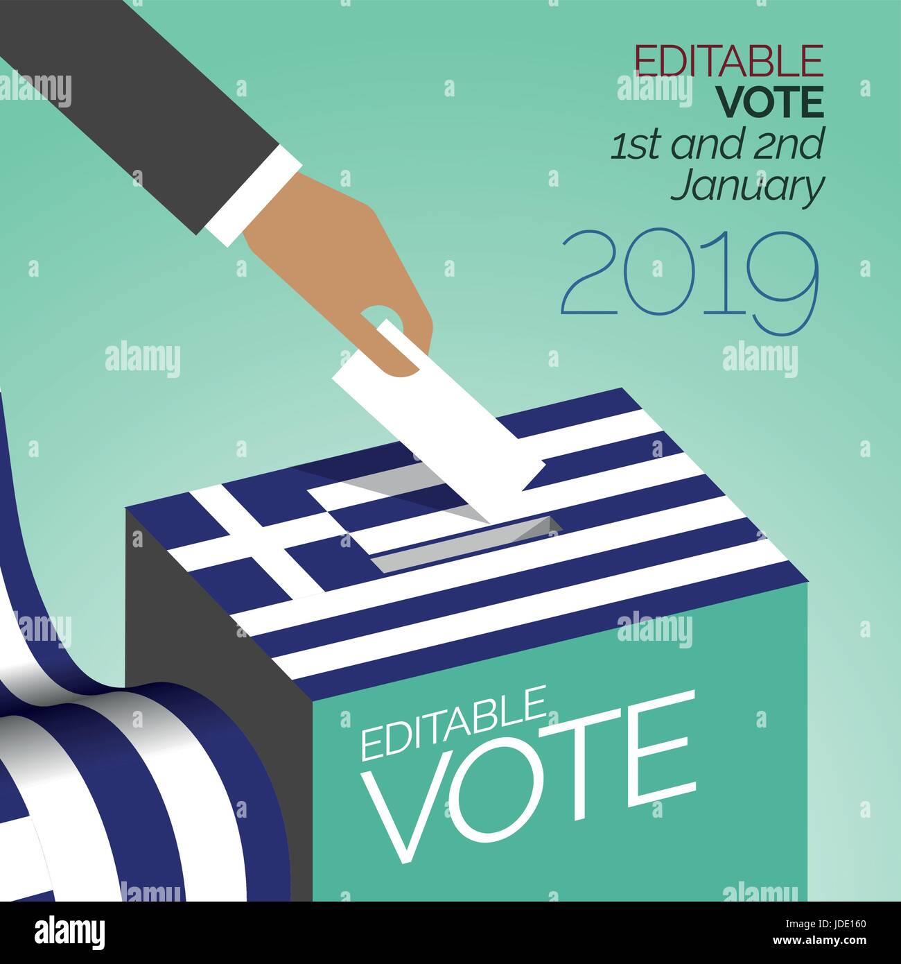 Election Voting Box in Greece Stock Vector Image & Art - Alamy