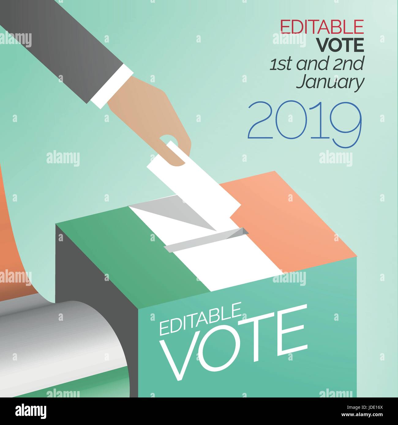 Election Voting Box in Ireland Stock Vector Image & Art - Alamy