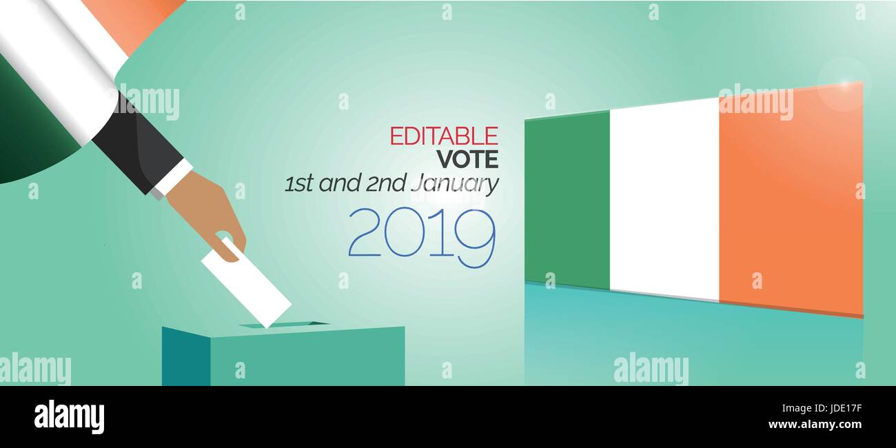 Election Voting Box in Ireland Stock Vector Image & Art - Alamy